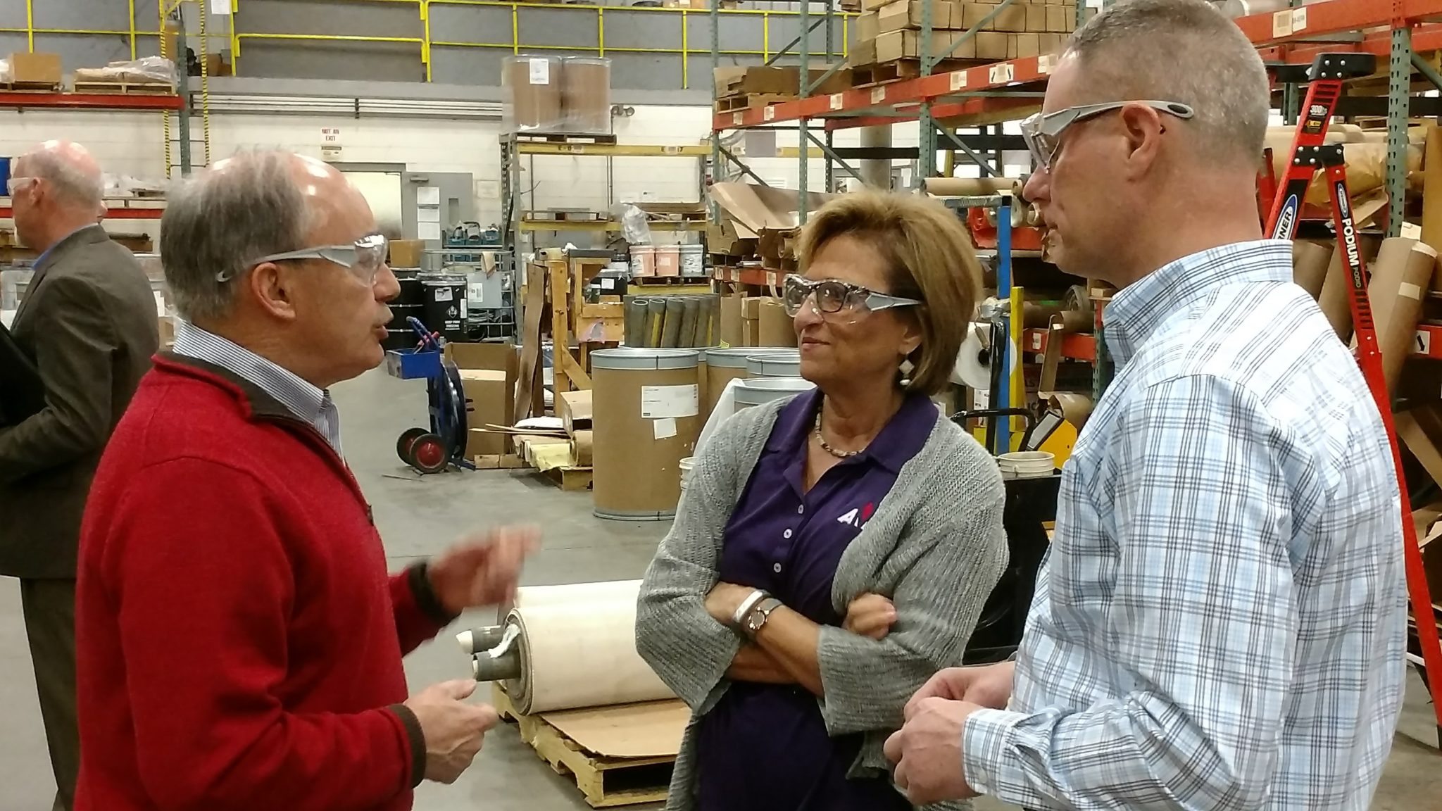 Congressman Bruce Poliquin Visits Auburn Manufacturing